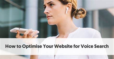 how to optimize your website for voice search