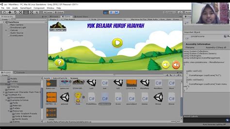 game edukasi sederhana menggunakan unity 3d izzah nurrahmah youtube