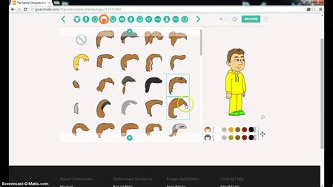 how to make me in go animate character creator youtube