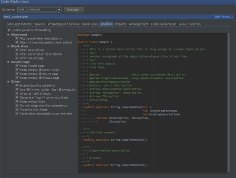 milestones how to make you own code formatting style with intellij idea