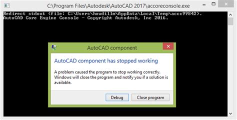 accoreconsole exe crashes on open autodesk community