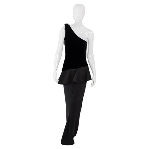 Valentino Hand Beaded Sari Silk Asymmetrical Evening Dress For Sale At