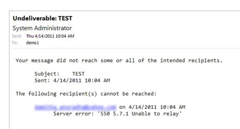 solved how do i fix outlook mail undeliverable 550 access denied error