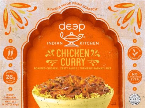 Deep Indian Kitchen® Chicken Curry With Basmati Rice Frozen Meal 9 Oz