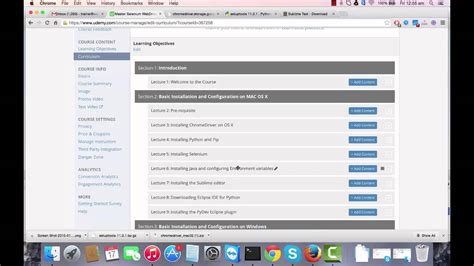 selenium python tutorial installing sublime on mac youtube