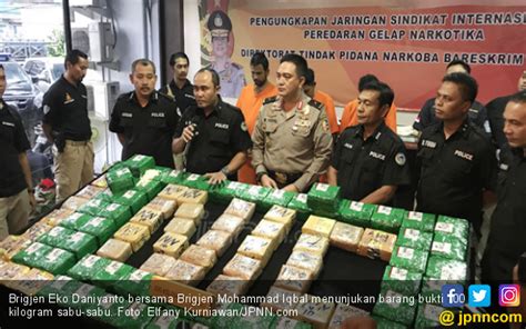 Bareskrim Polri Gagalkan Peredaran 100 Kg Sabu Sabu