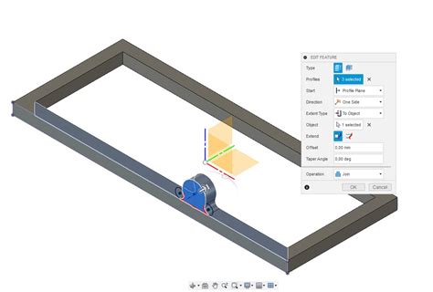 mirroring a feature results in an extrusion autodesk community