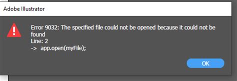 solved scripting to open a file in illustrator adobe community
