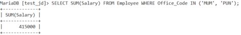 mysql aggregate functions count sum and avg mysqlcode