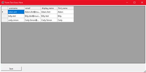 how to automatically set form and datagridview width csv stack
