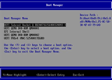 vm boots to uefi interactive shell instead of windows passthrough nvme