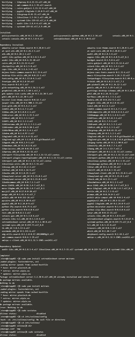my selinux installation task kodekloud devops learning community