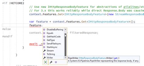 asp net core how can you access the response body of