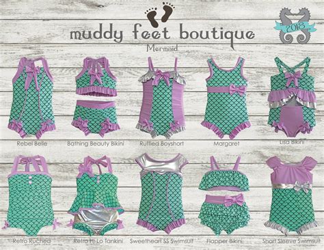 Sale Flapper Bikini In Mermaid Size 12 18 Months 12 Girls Etsy Uk