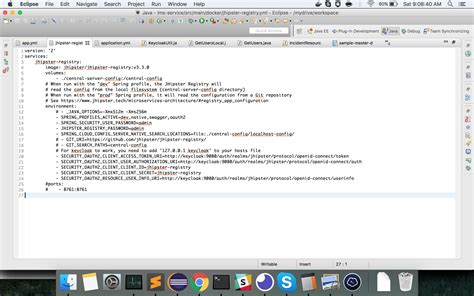 docker jhipster registry status unauthorized page