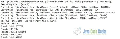java batch tutorial java code geeks 2021