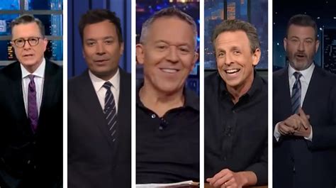 Late Night Hosts Hold Back Tears After Trump Win—only Greg Gutfeld