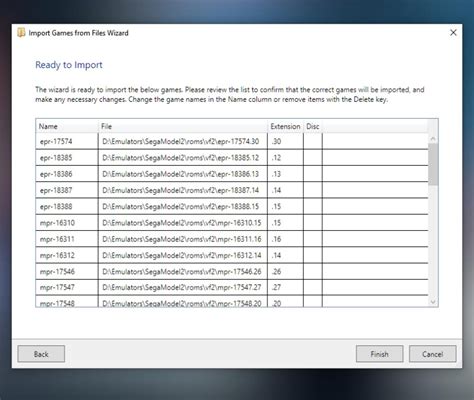 importing sega model 2 roms troubleshooting launchbox community forums