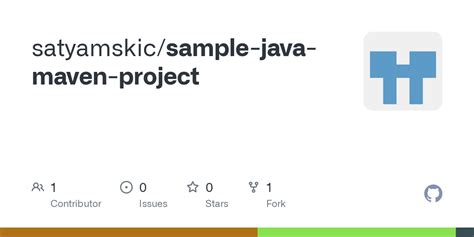 github satyamskic sample java maven project