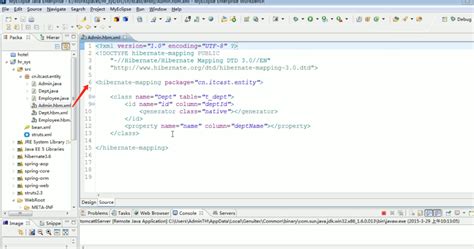 hibernate how to create the xxx hbm xml file in intellij