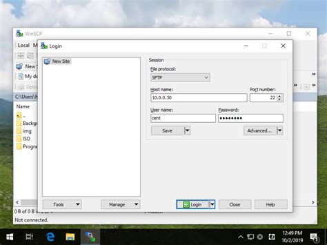 centos 8 openssh ssh file transfer windows server world