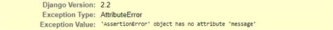 python 3 x assertionerror object has no attribute