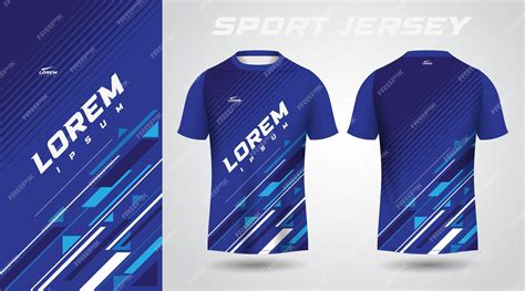 Premium Vector Blue Tshirt Sport Jersey Design