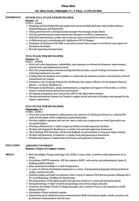 9 node js developer sample resume geoff s archive