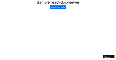 react doc viewer forked codesandbox