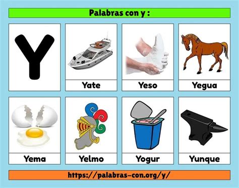 Palabras Con Y Palabras Del Abecedario Libros De Comunicacion