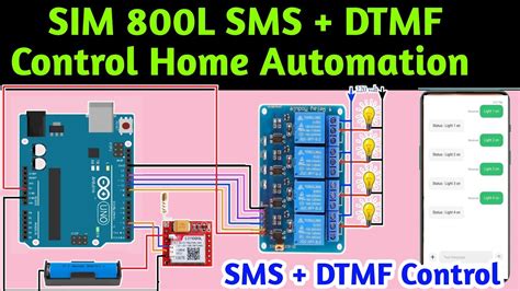 dtmf sms control home automation arduino iot cloud arduino data