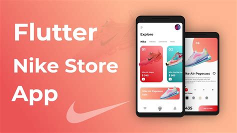 flutter nike store app ui concept speed code