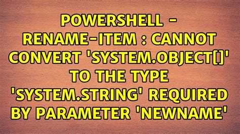 cannot convert system object[] to the type system string required