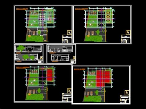 Salon De Eventos Y Fiestas Campestre En Autocad Librería Cad