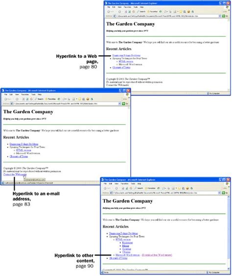 5 Creating Hyperlinks And Anchors Html And Xhtml Step By Step [book]