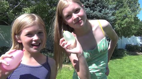 Katherine And Rachael Have Fun With Water Youtube
