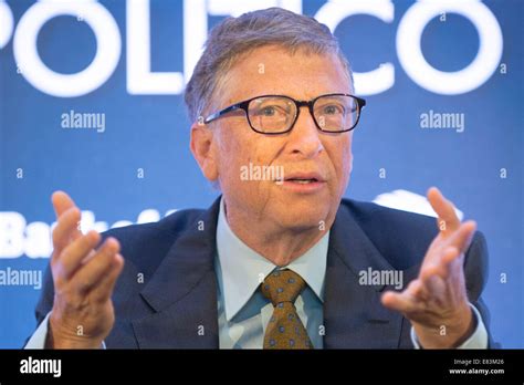 Washington Dc Usa 29th Sep 2014 Bill Gates Philanthropist And Co