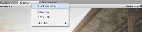 unity manual renderdoc integration