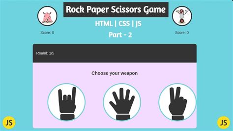 rock paper scissors game in javascript part 2