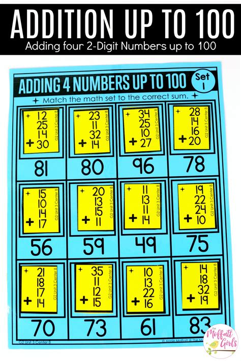 addition and subtraction fluency up to 100 for 2nd grade
