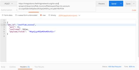 how to send bytes data to downlink application development the
