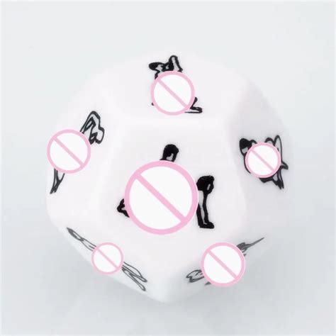 Bdsm Sex Dice Erotic Craps Toys Acrylic Glow Love Dices Sex Toys For