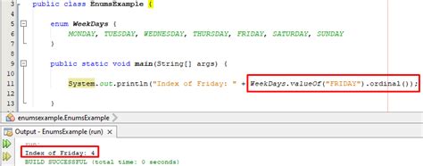 enum in java explained