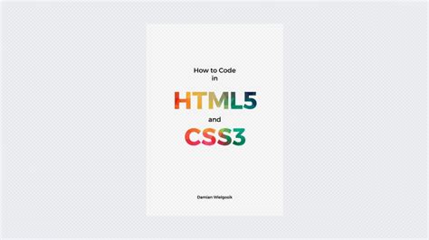 how to code in html5 and css3 download free ebooks legally
