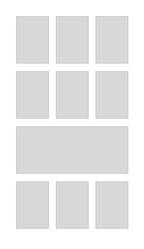 css page grid with banner always in third row stack