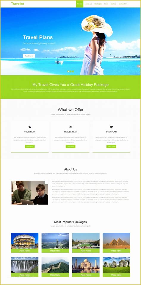 bootstrap responsive website templates free download of 10 best free