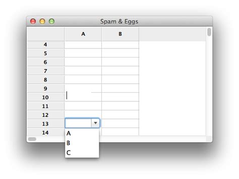 python combobox drawn incorrectly for empty cell and