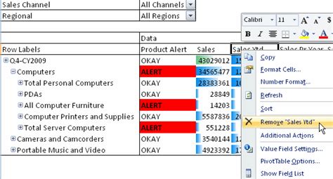using microsoft excel with oracle 11g cubes