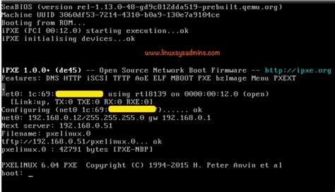 configure a pxe boot server with kickstart on centos 8 easy guide