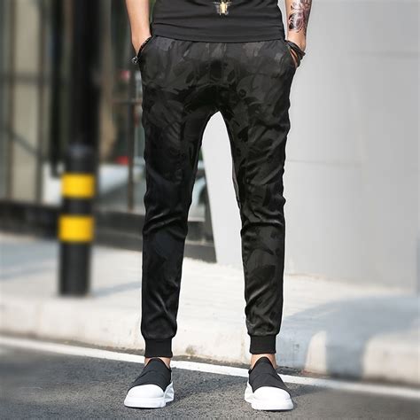 Jacquard Solto Harem Pants Calças Hip Hop De Rua Calças Calças Casual